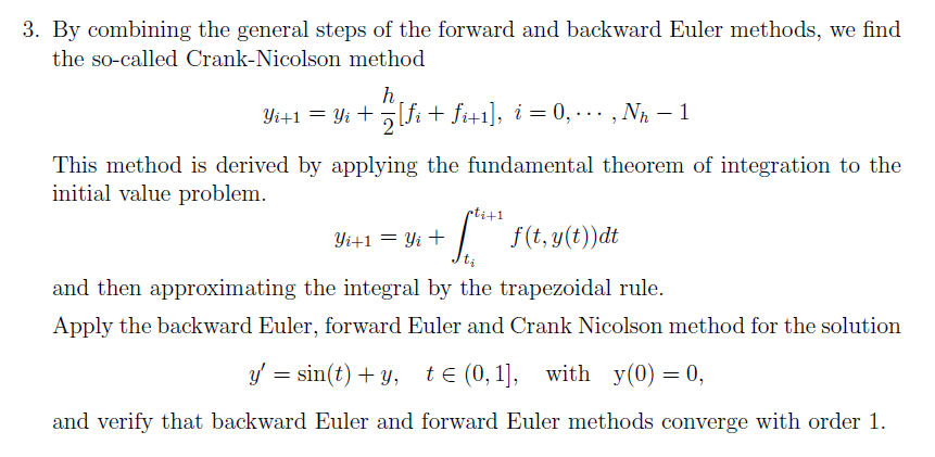 Solved 3. By combining the general steps of the forward and | Chegg.com