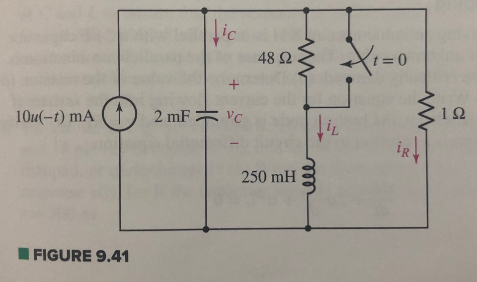 Solved CHAPTER 9 THE RLC CIRCUIT 15. (a) Assuming the | Chegg.com
