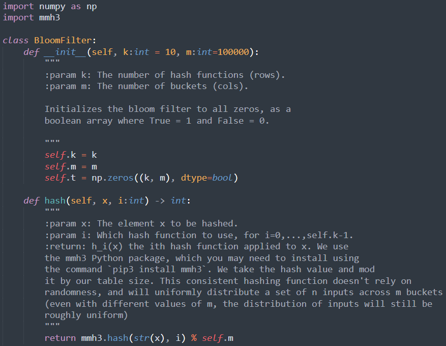 Solved I just need the code for the functions "def add(self, | Chegg.com