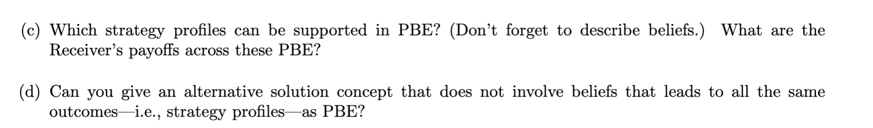 Question 2: Sender and Receiver Consider the | Chegg.com