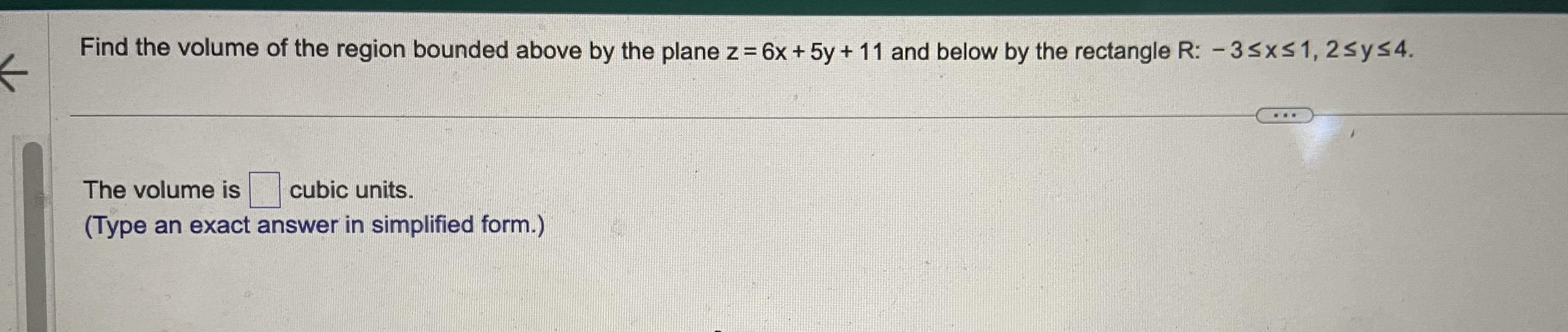 Solved Find the volume of the region bounded above by the | Chegg.com