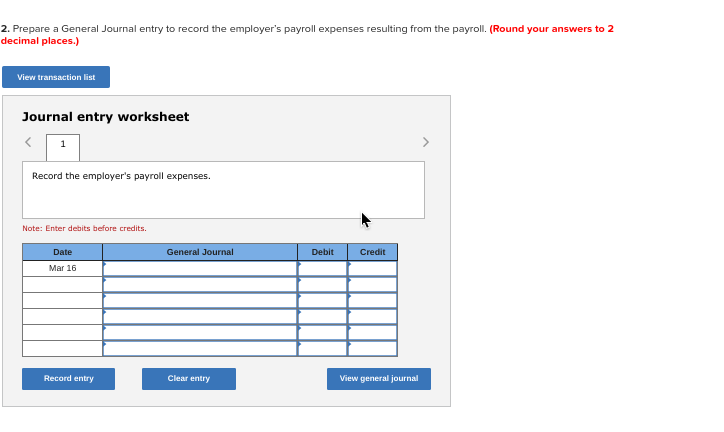 Solved Problem Al-3A Journal entries-payroll taxes, and | Chegg.com