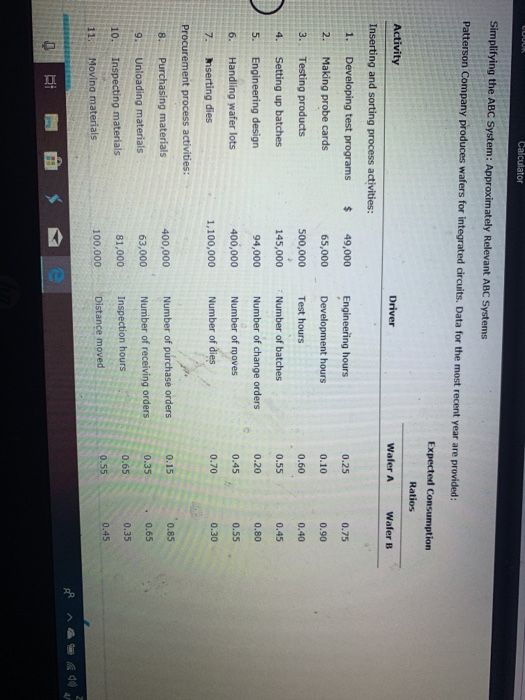 Solved Simplifying the ABC System: Approximately Relevant | Chegg.com