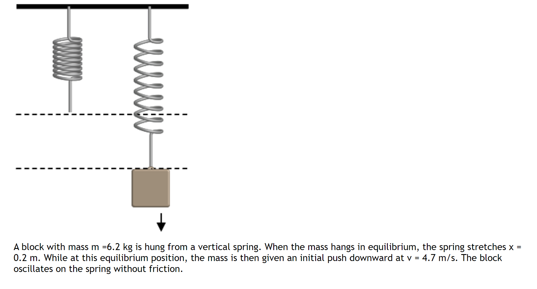 Solved 1. What is the spring constant of the spring? 2. What | Chegg.com