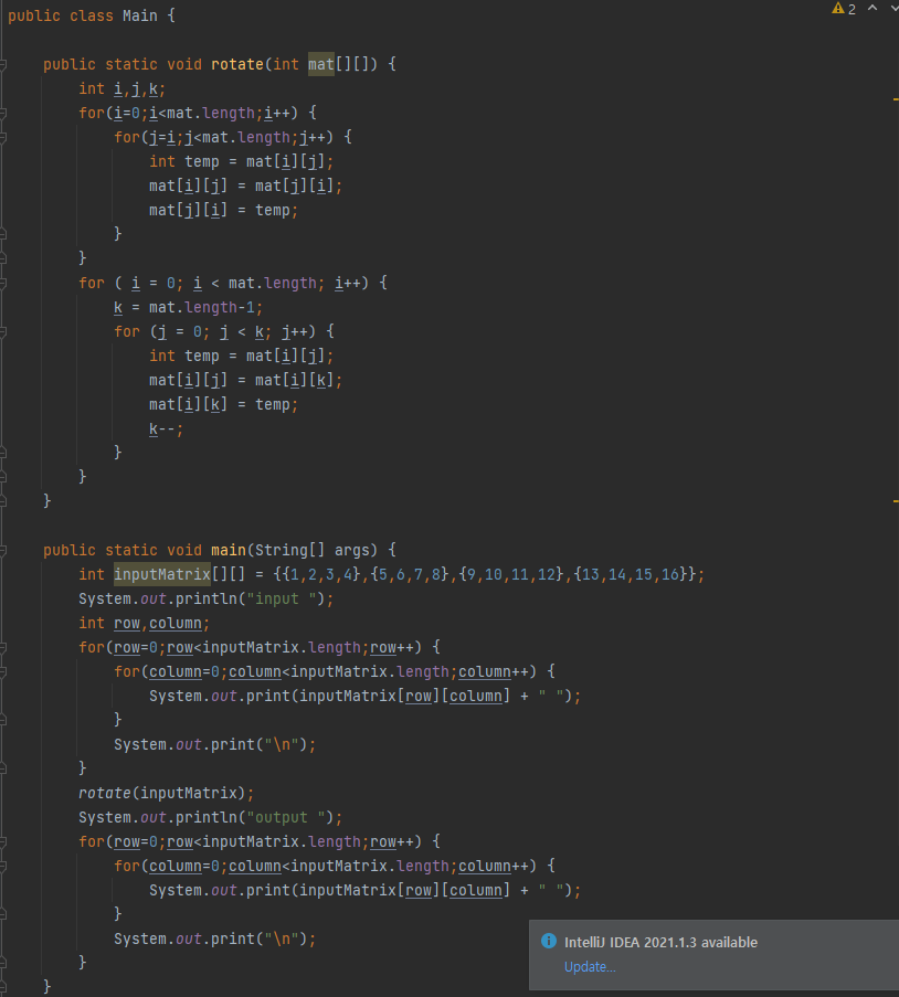 Solved Describe The Time And Space Complexity In The Two 8878