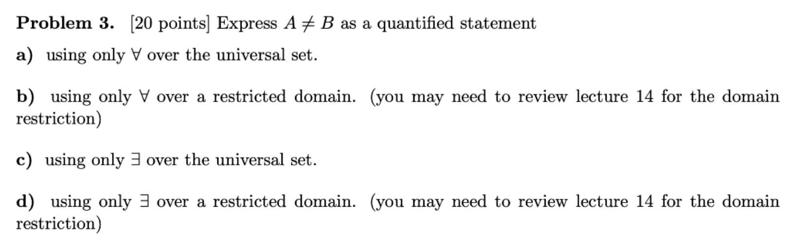 Solved **** The question ask you to express the condition in | Chegg.com