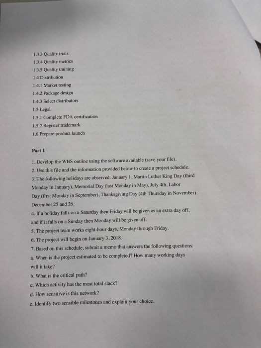 Computer Project Exercises Introduction Big Kola | Chegg.com