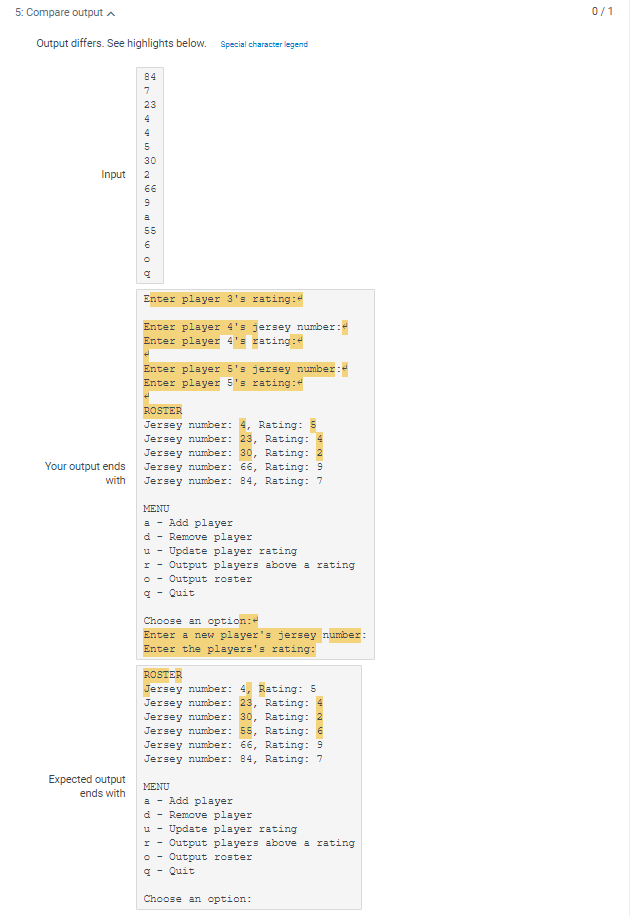 Solved I am currently stuck on 8.17 Ch 8 Program: Soccer | Chegg.com