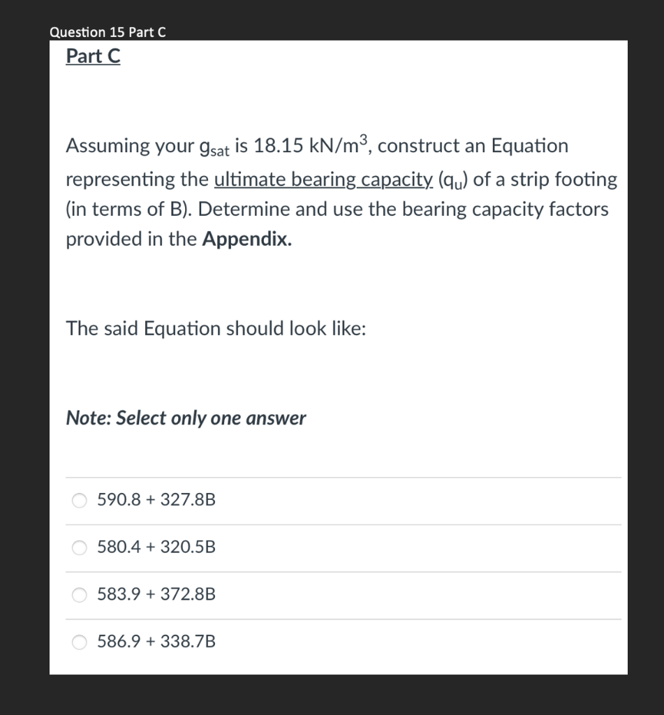 Solved Use unit weight of water (γw) as 9.81kN/m3. From a | Chegg.com