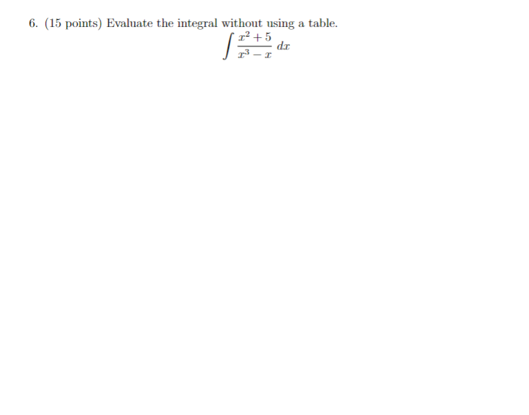 Solved Evaluate the integral without using a table .∫x2 + | Chegg.com