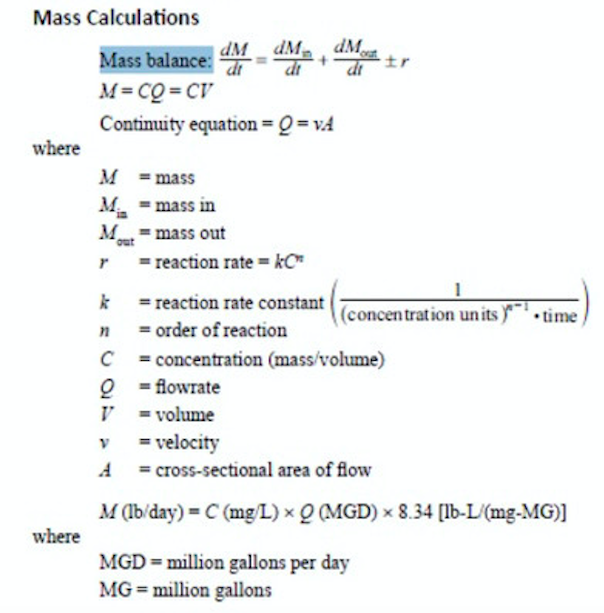 Wastewater and Mass Balance HELP! - You are building | Chegg.com
