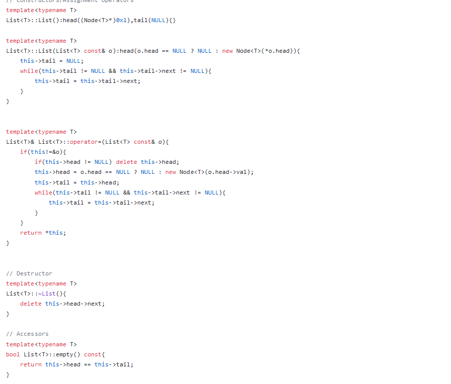 Debug List.cpp. Here is a list of the required | Chegg.com