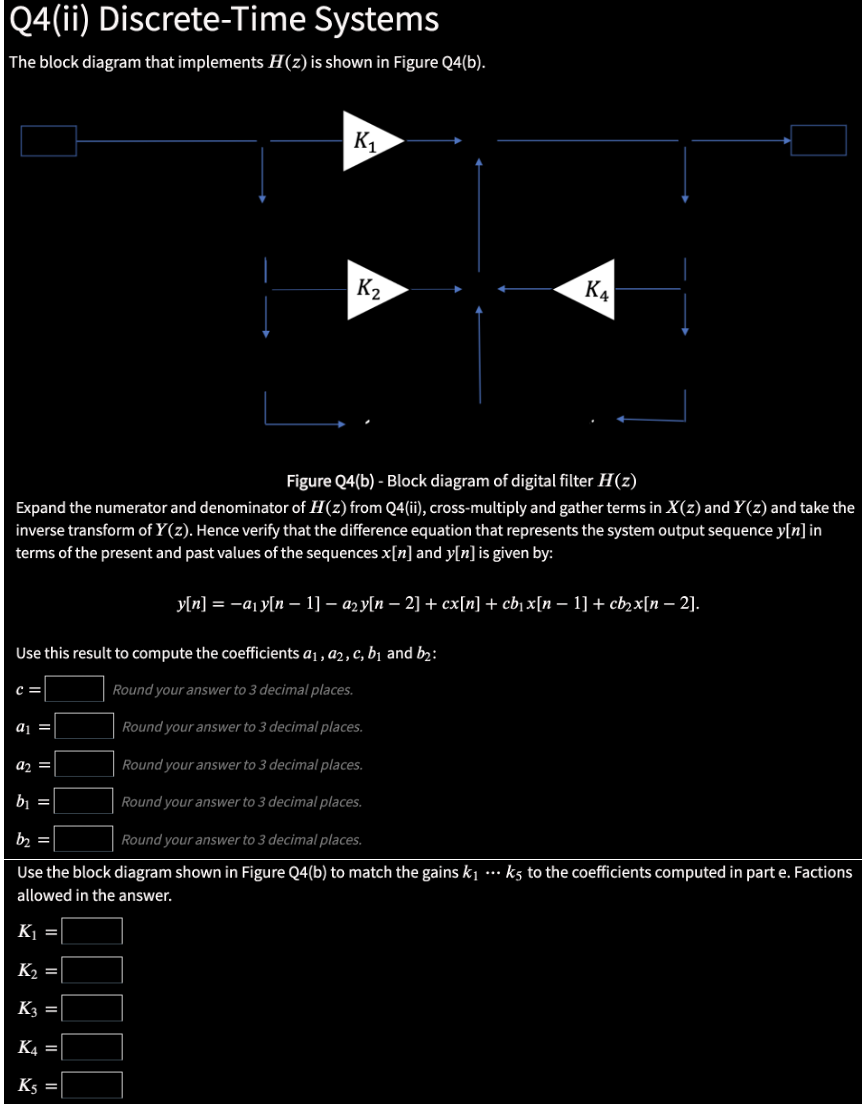 Q4 - Discrete-Time Signals and Systems (question | Chegg.com