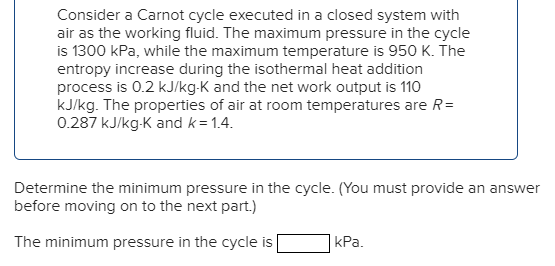 Solved Consider a Carnot cycle executed in a closed system | Chegg.com