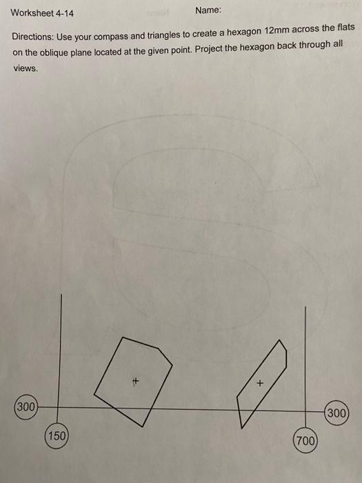 Solved Directions: Use your compass and triangles to create | Chegg.com