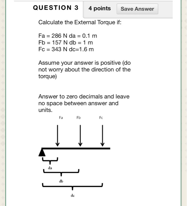 Solved QUESTION 3 4 points Save Answer Calculate the | Chegg.com