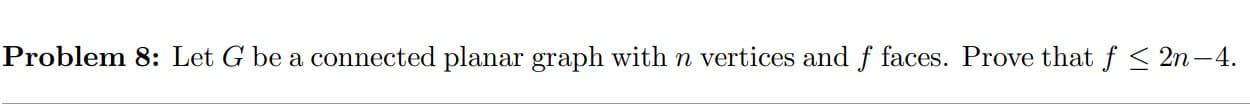Solved Problem 6: Let G be a graph with k connected | Chegg.com