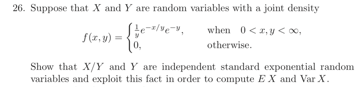 Solved 6. Suppose that X and Y are random variables with a | Chegg.com