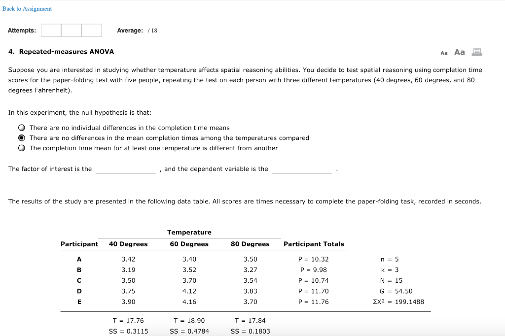 Solved Back to Assignment Attempts: Average: /18 4. | Chegg.com