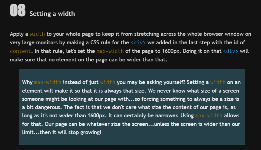 Solved (J Adding a container for our entire page There comes | Chegg.com