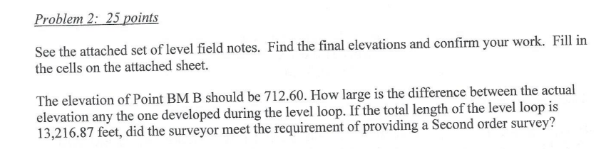 Solved Problem 2: 25 points See the attached set of level | Chegg.com