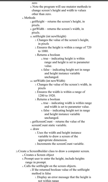 Solved Project outcomes: Develop a Java program that 1. Uses | Chegg.com