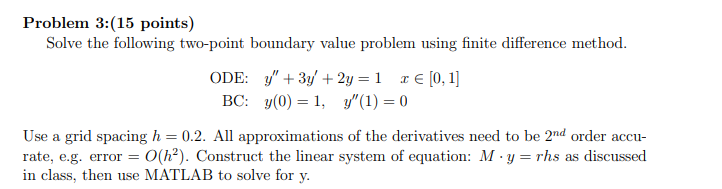 Solved Problem 3:(15 | Chegg.com