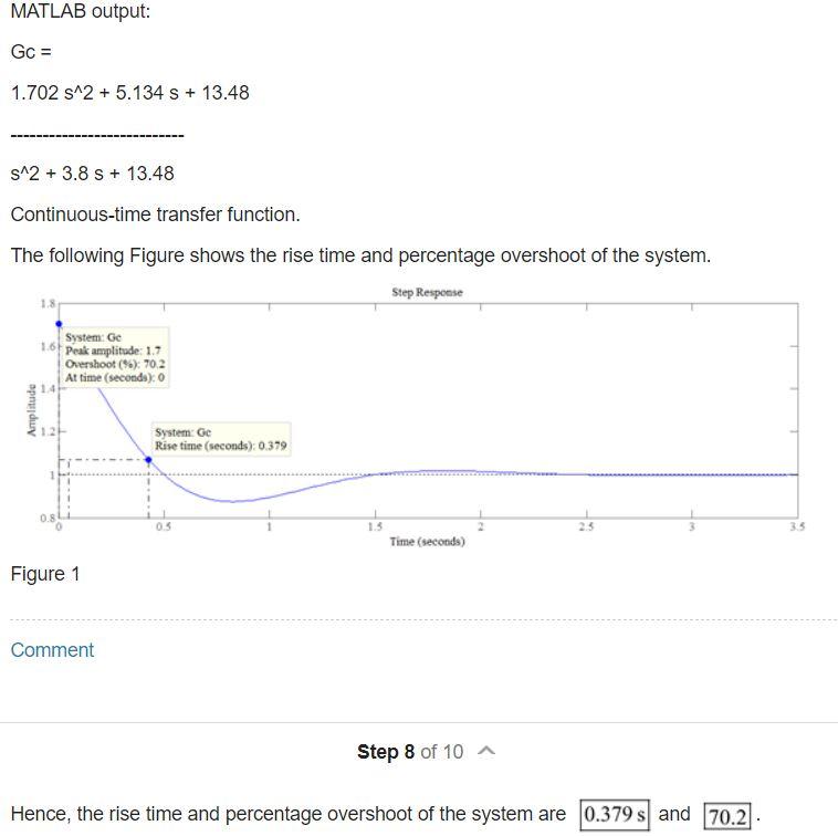 Solved Use the MATLAB pidtool to design a PID controller for | Chegg.com