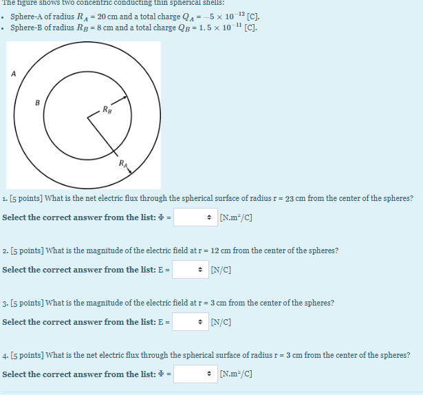 Solved The figure shows two concentric conducting thin | Chegg.com