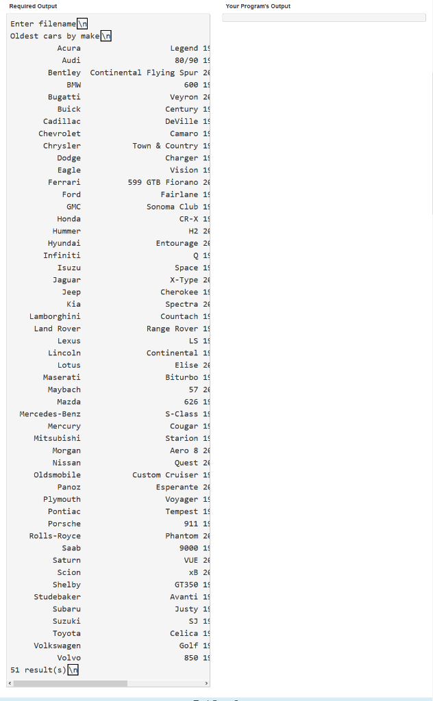 Solved [JAVA] Ask the user for a filename. Display the | Chegg.com