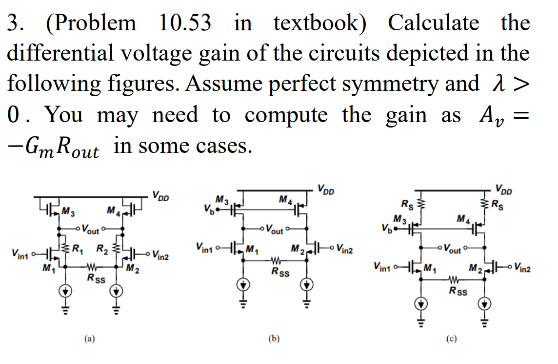Solved 3. (Problem 10.53 in textbook) Calculate the | Chegg.com