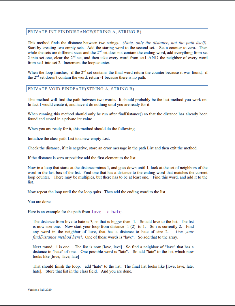 CS145 PROGRAMMING ASSIGNMENT LEVENSHTEIN DISTANCE | Chegg.com