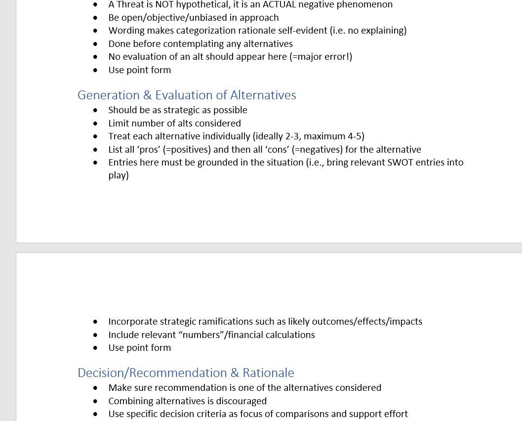 Solved 5 STEP CASE METHODOLOGY 1. PROBLEM STATEMENT 2. | Chegg.com