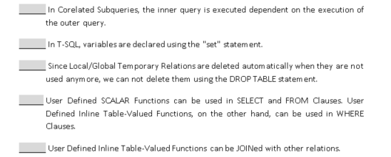 Solved In Corelated Subqueries, the inner query is executed | Chegg.com