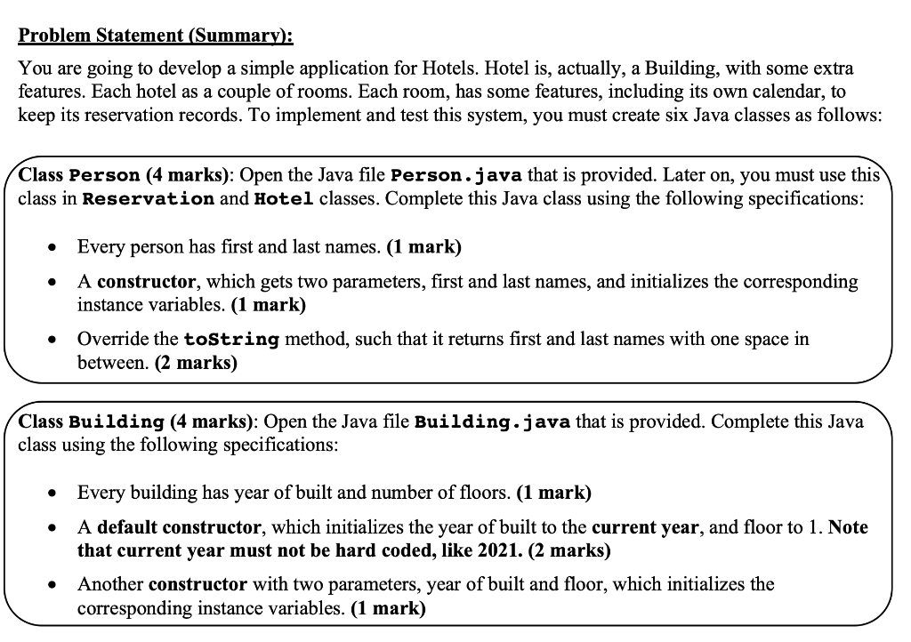 Solved Problem Statement (Summary): You are going to develop | Chegg.com