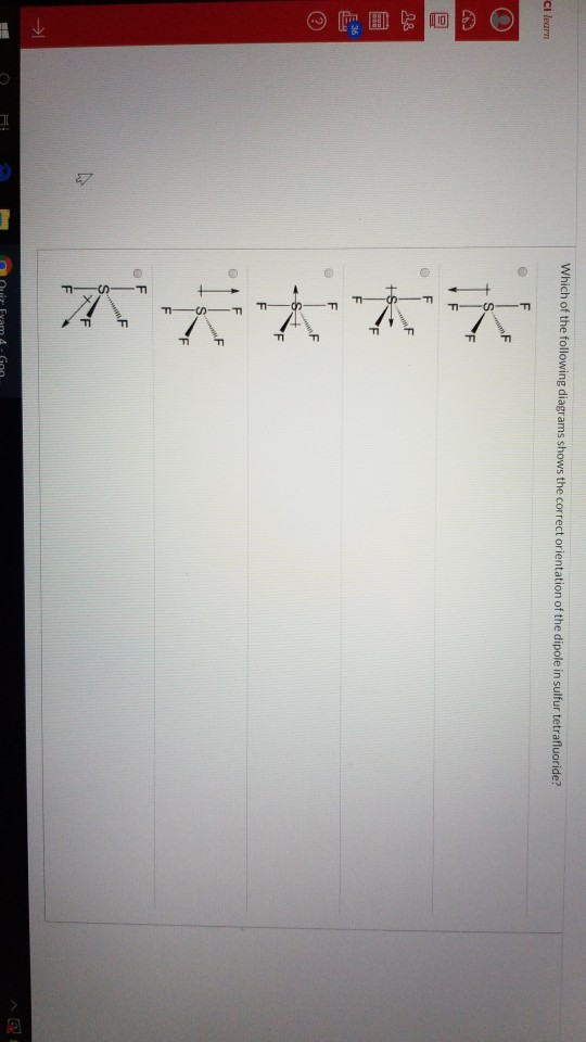 Solved Which of the following diagrams shows the correct | Chegg.com