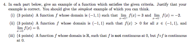 Solved 10+ 10- 4. In each part below, give an example of a | Chegg.com