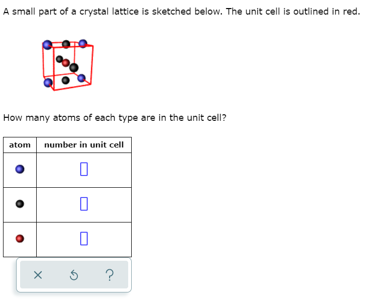 Solved A small part of a crystal lattice is sketched below. | Chegg.com