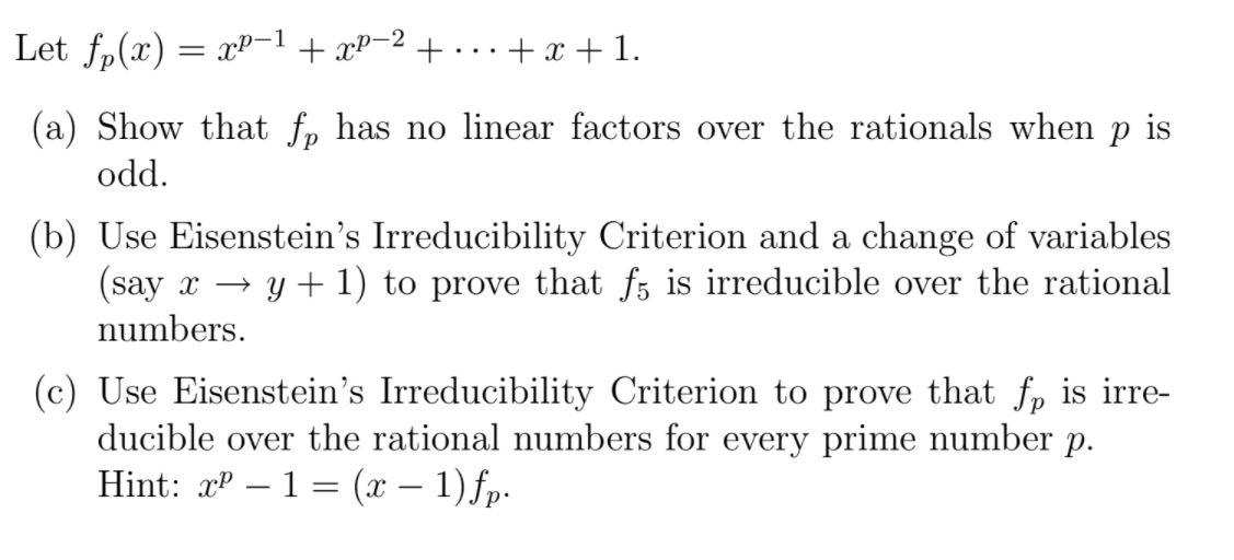 Solved This is for a graduate math class. Please be as | Chegg.com