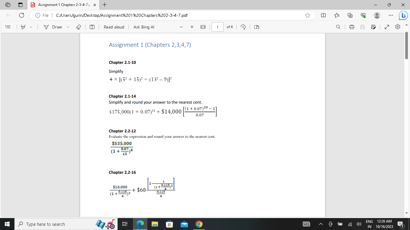 Solved 4×[(52+15)2÷(132−9)]2 Chapter 2.1-14 Simplify and | Chegg.com