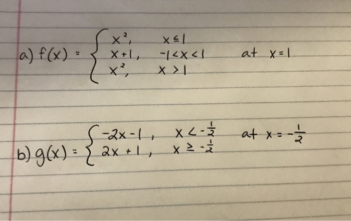 Solved Show that the function is not differentiable at the | Chegg.com