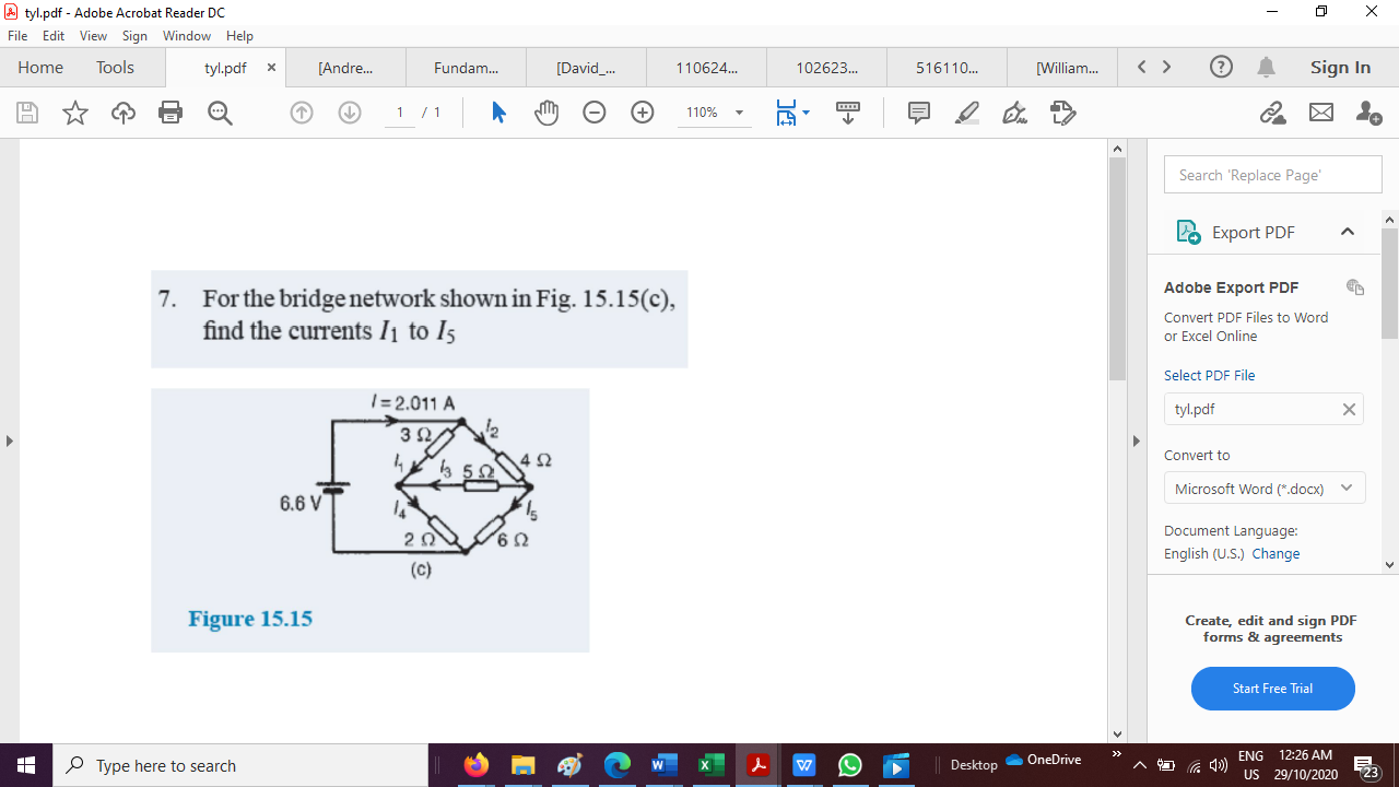 Solved - х A tyl.pdf - Adobe Acrobat Reader DC File Edit | Chegg.com