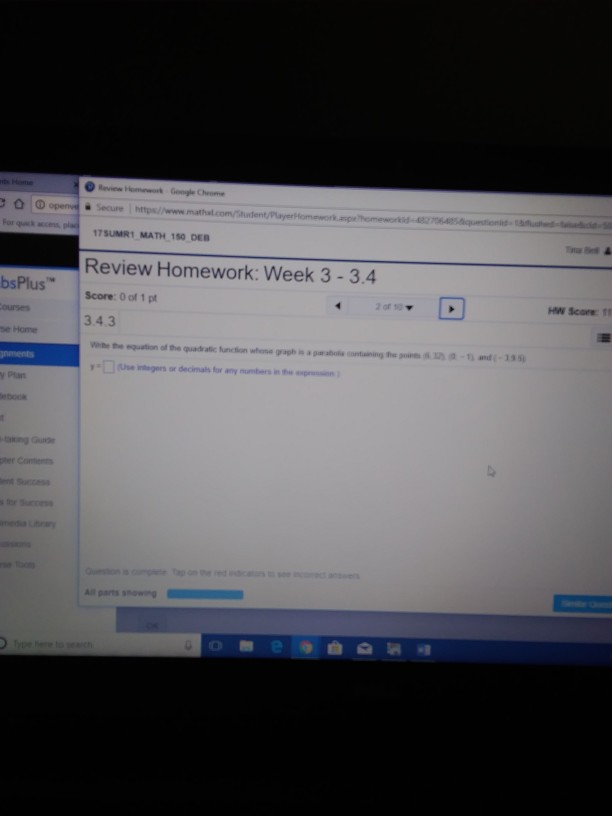 Solved s Home Review Homework- Google Chrome ? open Secure | Chegg.com