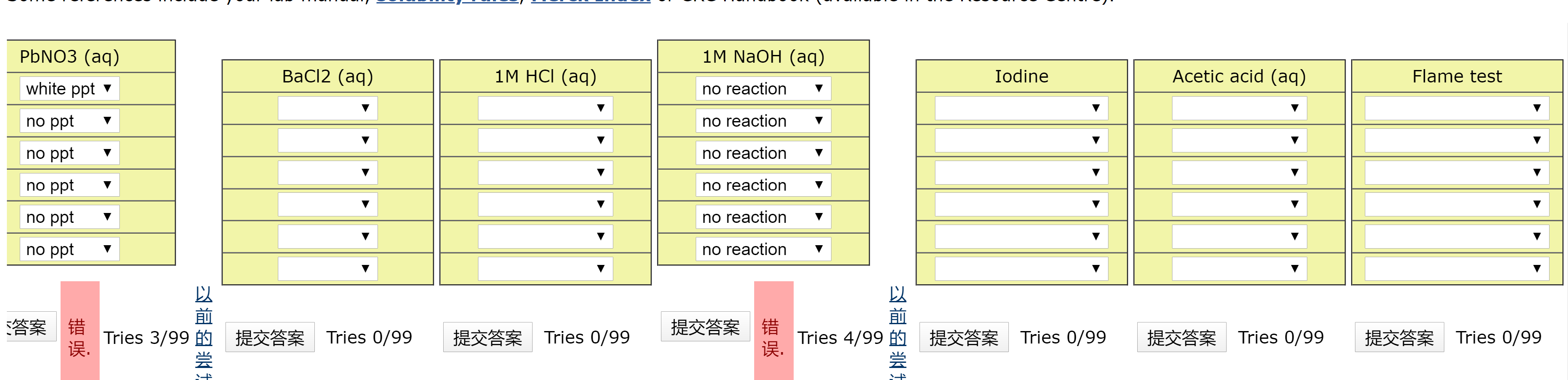 Experiment 16 involves determining the identity of 6 | Chegg.com