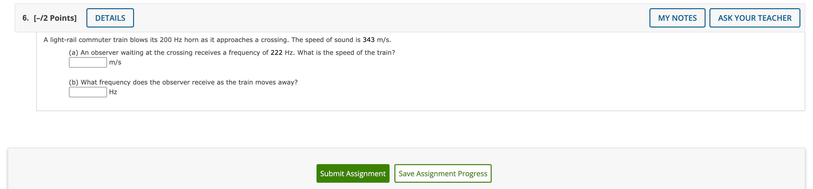 Solved A light-rail commuter train blows its 200 Hz horn as | Chegg.com Solved A light-rail commuter train blows its 200 Hz horn as | Chegg.com