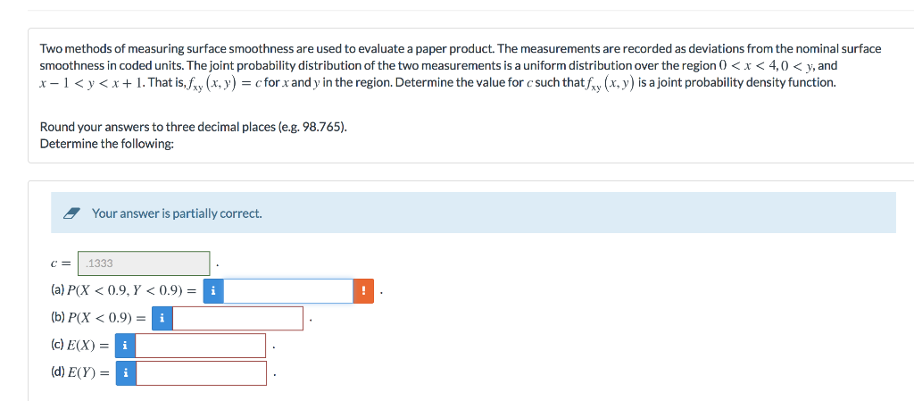 Solved Two methods of measuring surface smoothness are used | Chegg.com