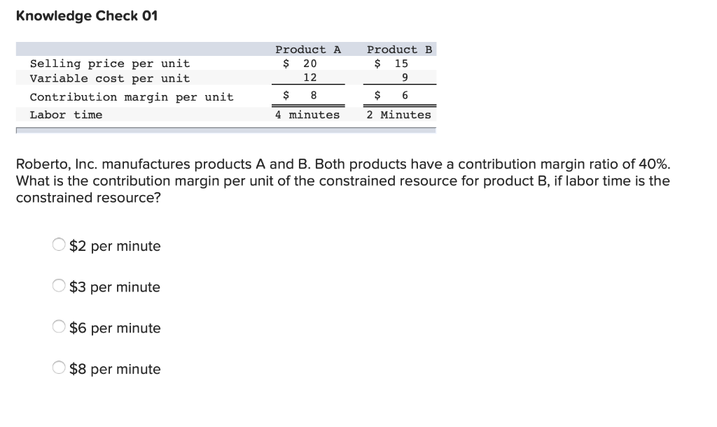 Solved Knowledge Check 01 The potential benefit that is | Chegg.com