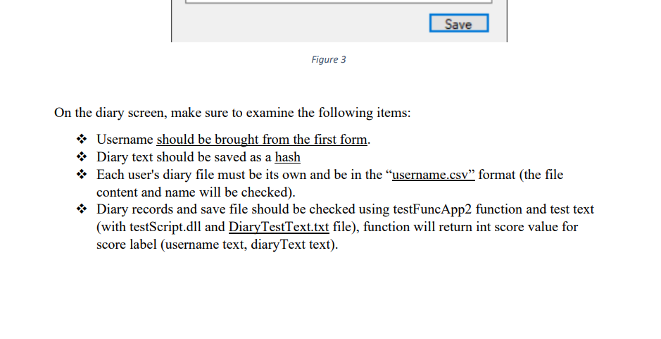 Solved On the diary screen, make sure to examine the | Chegg.com