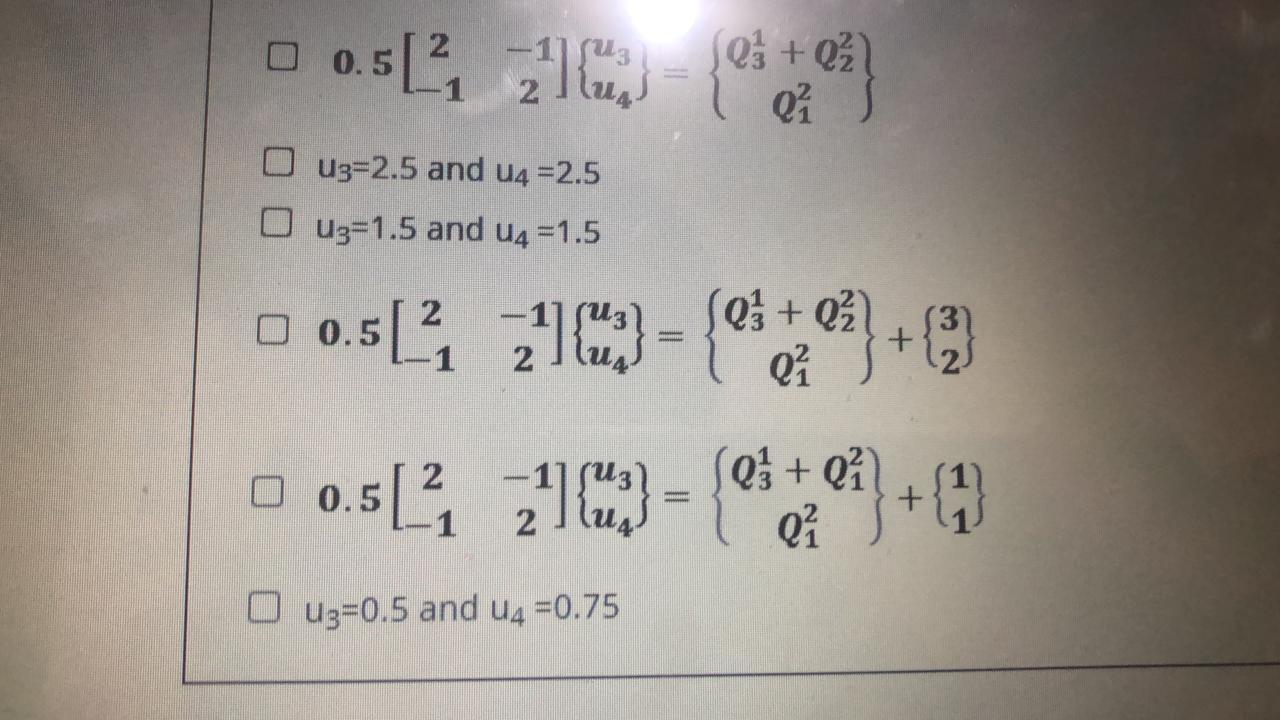 Solved Use two linear triangular elements to solve for | Chegg.com
