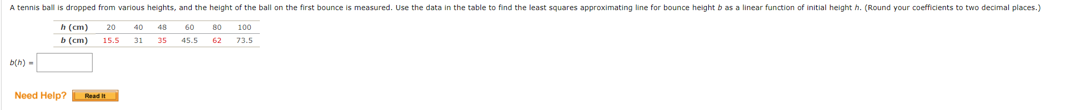 Need Help Read It Chegg